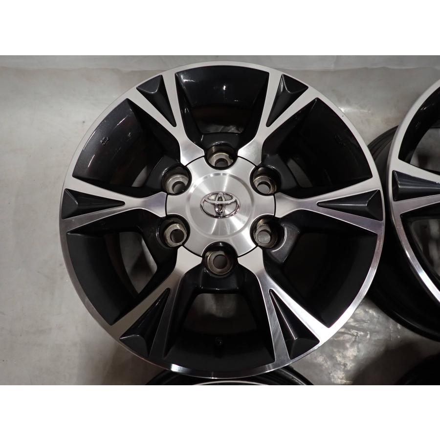 4本SET 会社宛 送料無料 15×6J トヨタ 純正 アルミ 6穴 PCD 139.7mm +35 ハブ径 106mm 200系ハイエース ...