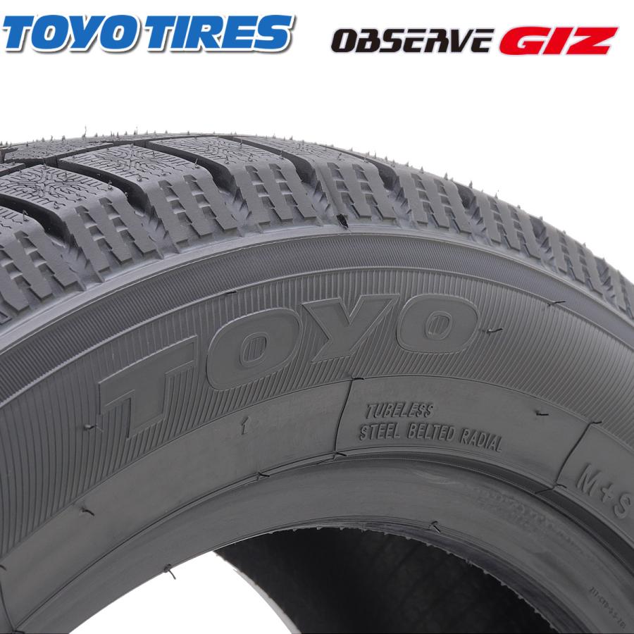 GARIT 2022年製 新品 4本価格 会社宛 送料無料 205/55R16 91T トーヨー OBSERVE GIZ 冬 ノア VOXY インプレッサ オーリス 特価 NO,TY1612 ...