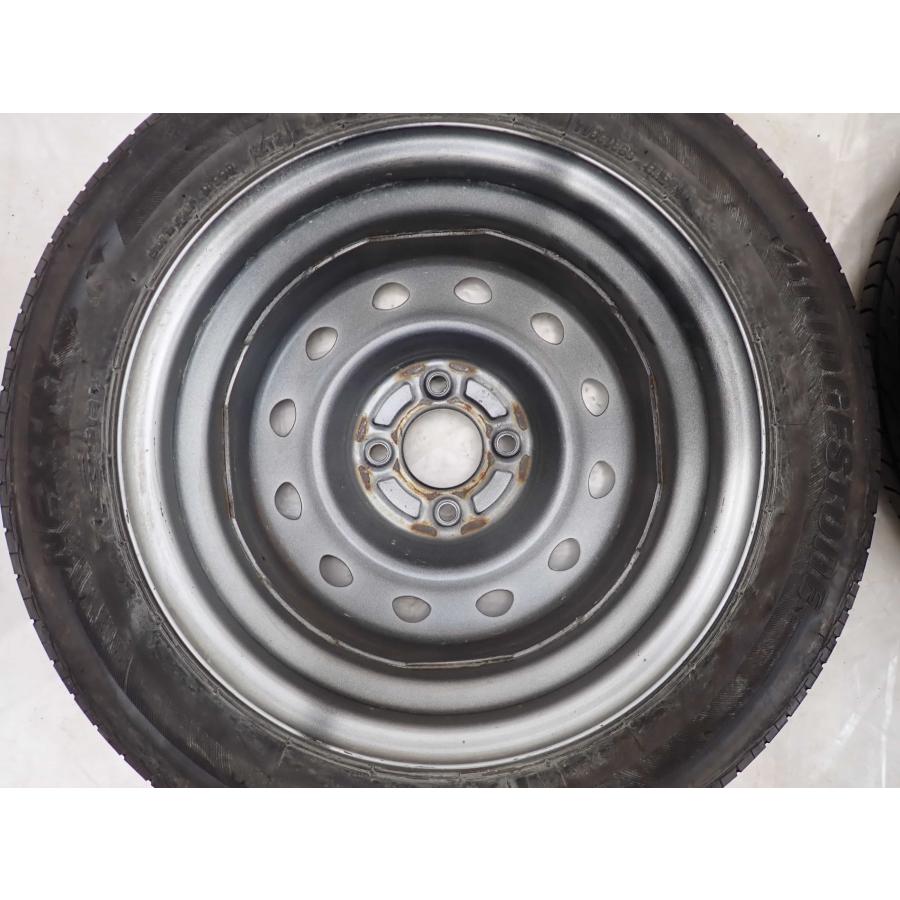 夏4本SET 会社宛 送料無料 155/65R14×4.5J 75S ブリヂストン ネクストリー 2021年製 スチール N-BOX デイズ ...