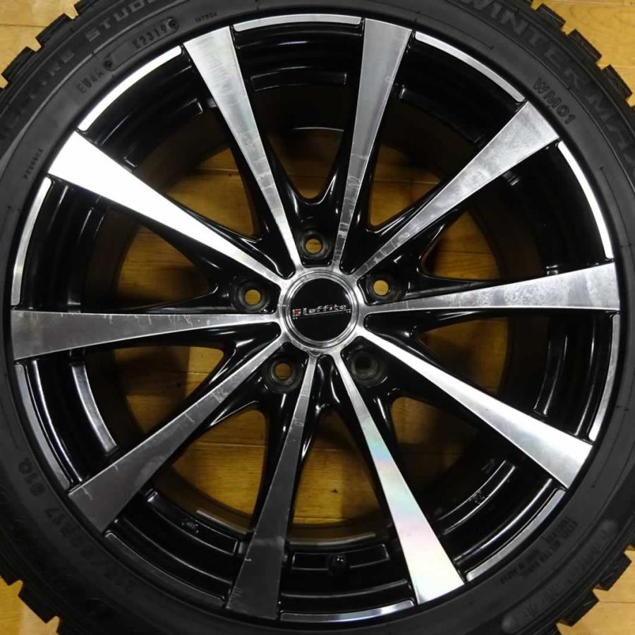 冬4本SET 会社宛 送料無料 215/50R17×7J 91Q ダンロップ WINTER MAXX WM01 アルミ ノア ヴォクシー レヴォーグ オデッセイ 特価 NO,X8199 ...