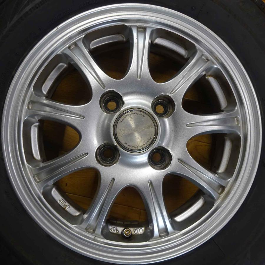 冬4本SET 会社宛 送料無料 145/80R13×4J 75Q ブリヂストン ブリザック VRX2 アルミ モコ ミラ アルト ラパン ワゴンR タント YRV NO,X8336 : 庄内 ...