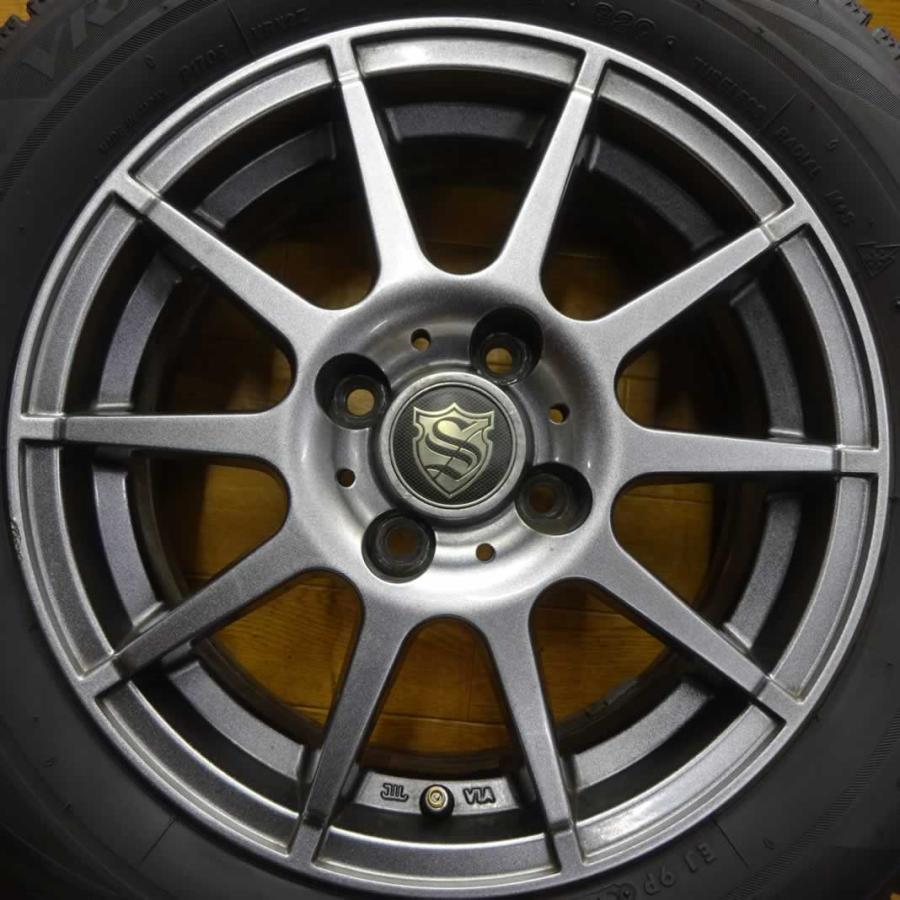 冬4本SET 会社宛 送料無料 175/65R14×5.5J 82Q ブリヂストン BS ブリザック VRX2 アルミ bB パッソ ヴィッツ フィット キューブ NO,X8400 : 庄内 ...