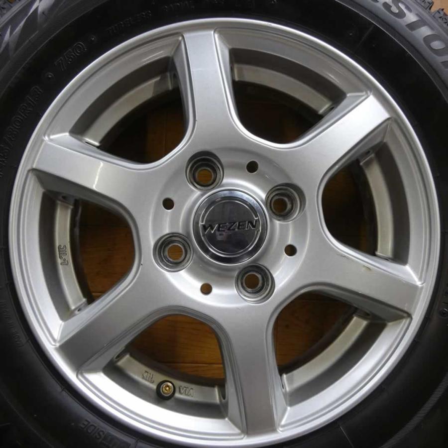 冬4本 会社宛 送料無料 145/80R13×4J 75Q ブリヂストン ブリザック VRX2 バリ溝 2021年製 アルミ タント ムーヴ ウェイク N-BOX NO,X8876 : 庄内 ...