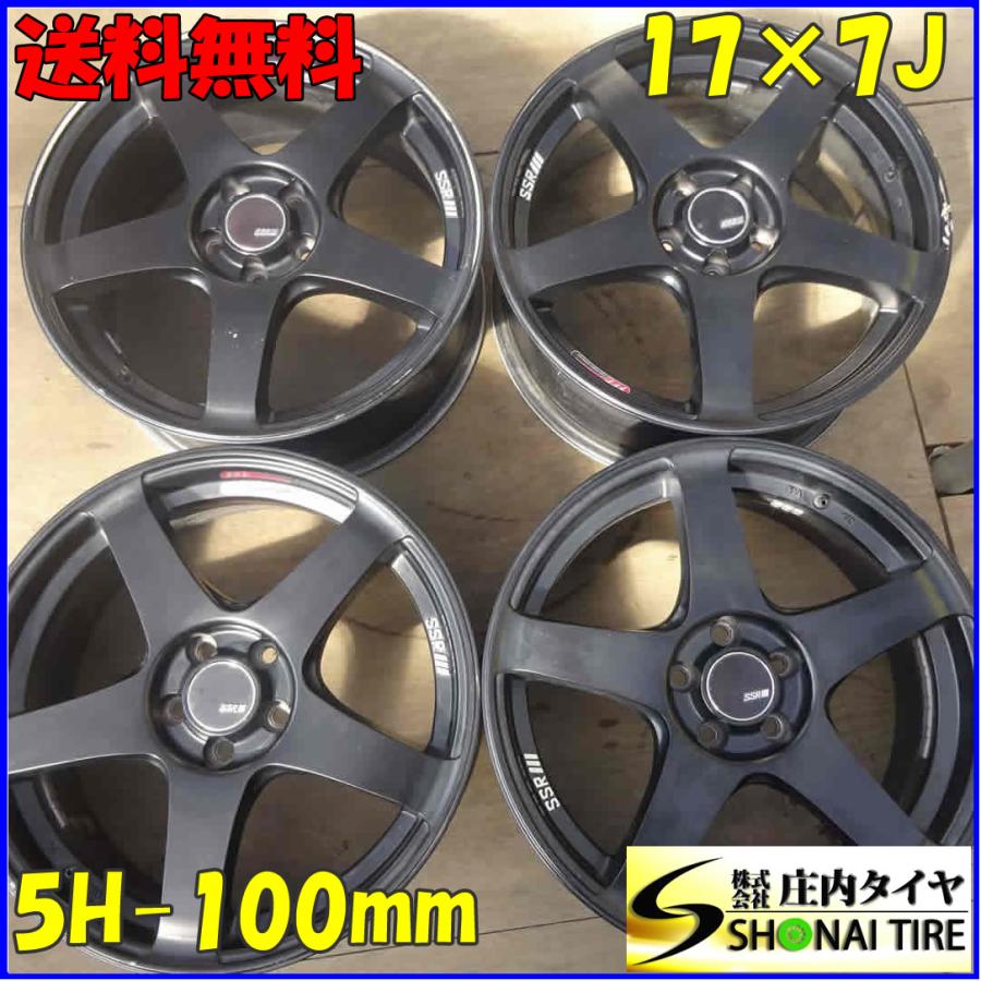4本SET 会社宛 送料無料 17×7J TANABE タナベ SSR SERIES GTV01 アルミ 5穴 PCD 100mm +50 ハブ径73mm トヨタ 30プリウス 特価！NO ...