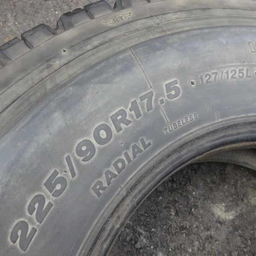 リトレッド 冬 4本SET 会社宛 送料無料 225/90R17.5 127/125 LT HRT スタッドレス 再生 更生 4t車 中型トラック ダンプ ユニック NO,Z3857 : 庄内 ...