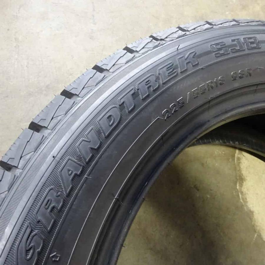 冬新品2021製 4本SET 会社宛 送料無料 225/55R18 98R ダンロップ グラントレック SJ8 ハリアー ZR-V エクス ...