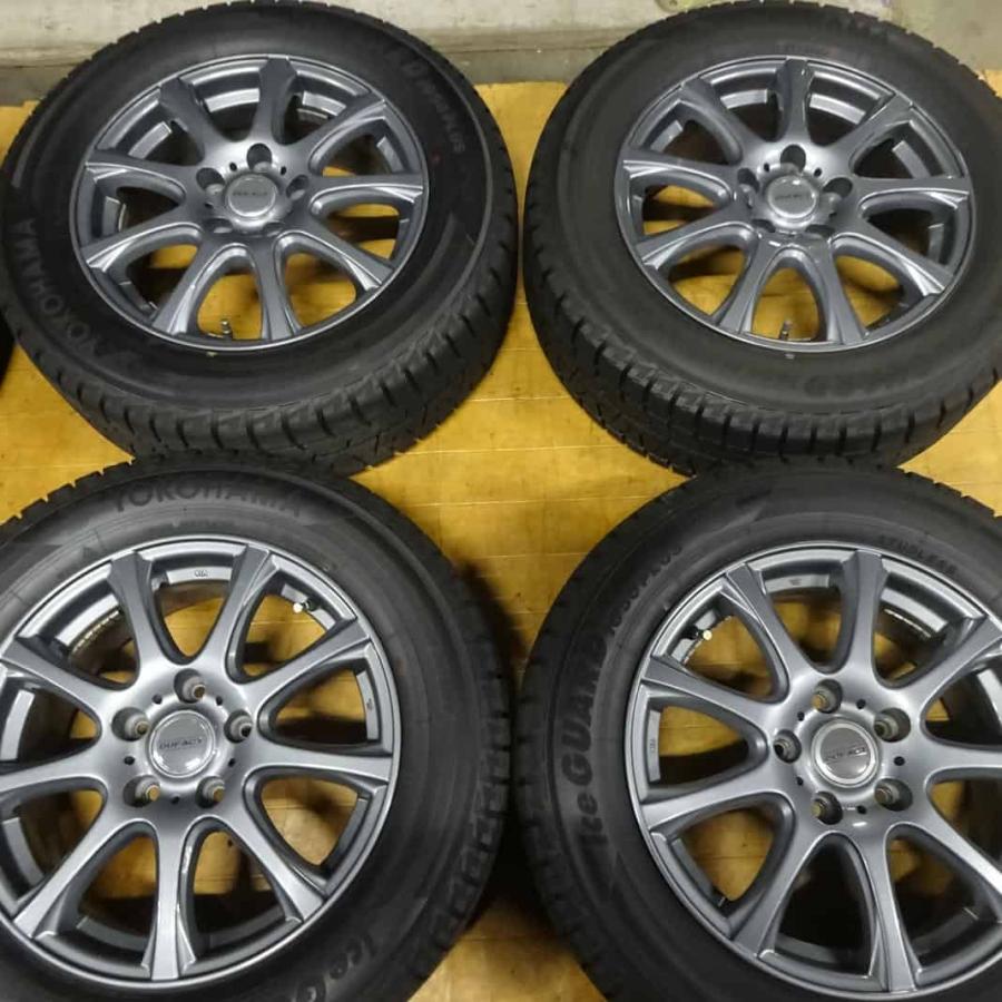 冬4本SET 会社宛 送料無料 215/60R16×6.5J 95Q ヨコハマ アイスガード IG50+ 2020年製 アルミ オデッセイ ...