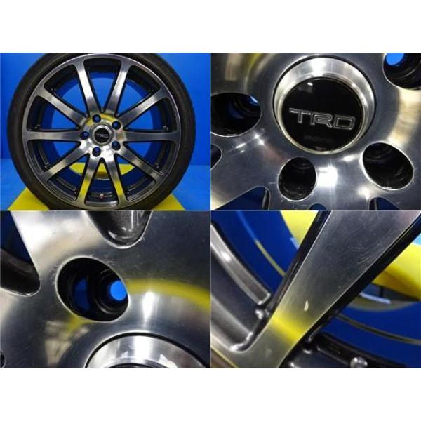 グッドイヤー 【中古4本セット】RAYS TRD TF2 18x7.5J+47 5H114.3 + イーグル LS2000ハイブリッド2 ...