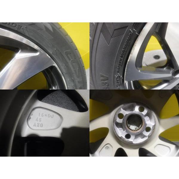 KUMHO カローラフィールダー ヤリス 4本セット 送料無料 中古 TOYOTA アクア 純正 16インチ 6.0J +45 4H 4穴 PCD 100 新品 185/55R16 4本 ...