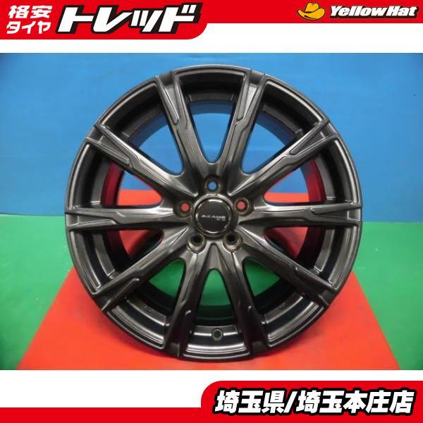 86 プリウス BRZ インプレッサG4 XV 中古 社外 アルミホイール 17インチ 7.0J +53 5H100 4本セット 庄 車検用 補修用 スタッドレス用 等に : タイヤショップ ...