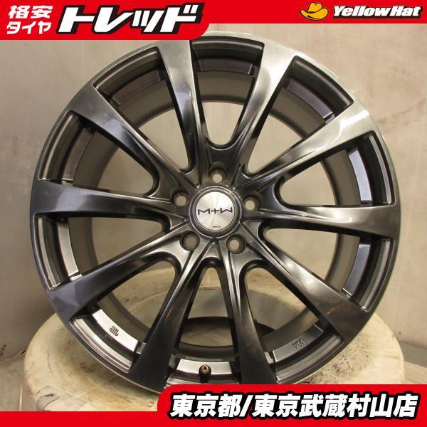 テスラ モデル3専用・新品4枚セット MID MTW TW010 19*8J+33 114.3 5H ハイパーダークシルバー/リムエッジ ...