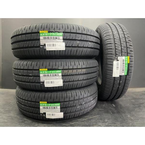 DUNLOP ホンダ フリード純正 スチール 5.5J-15 +50 114.3 5H ブラック ダンロップ ENASAVE EC204 エナセーブ 185/65R15 88S フリード ...