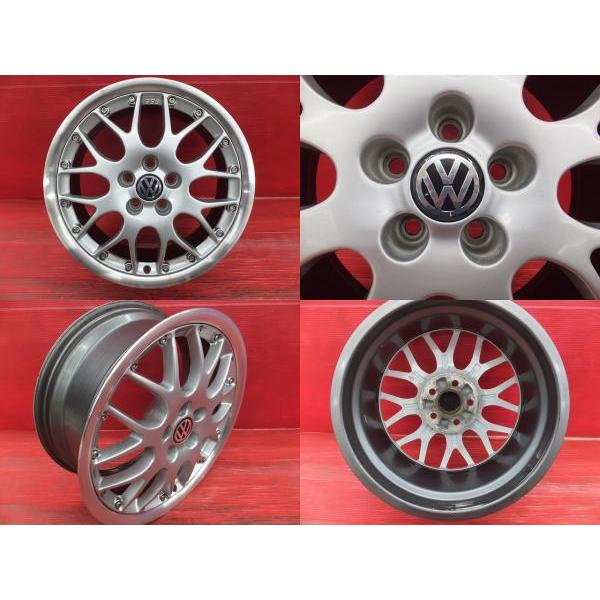 送料無料 VW フォルクスワーゲン ゴルフ純正 BBS RS771 16インチ 6.5J +42 5H100 ハブ57.1 4本 ゴルフ4 GTI オプション ポロ流用など :e036 ...