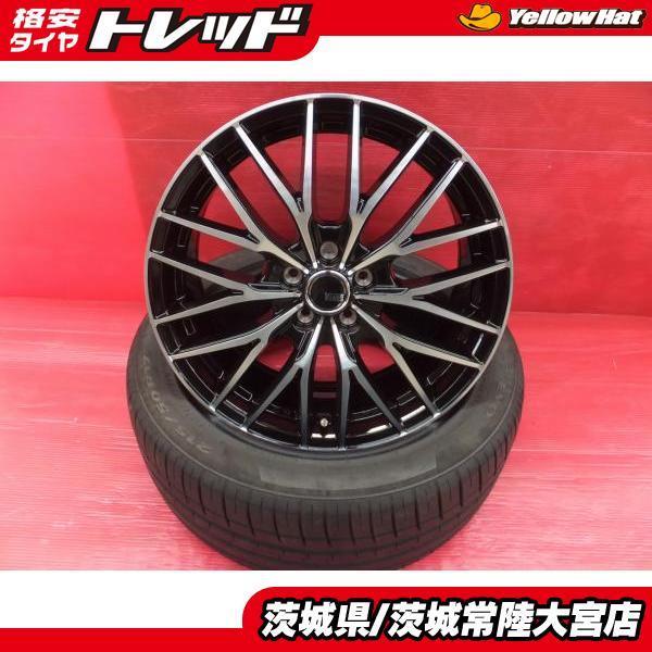 PIRELLI エクシーガ等に VENES ブラポリ 17インチ 7J+38 23年製 ピレリ P7EVO PERFORMANCE 215 ...