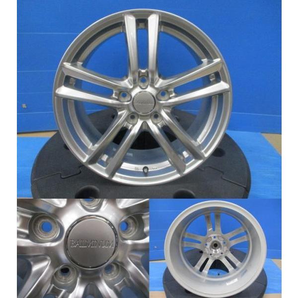 TOYO TIRES 中古 バルミナ 17*7J +53 5H 114.3 新品 トーヨー DRB 215/50R17 夏 タイヤ アルミ ホイール 4本セット 普通車 ヴォクシー レヴォーグ ...
