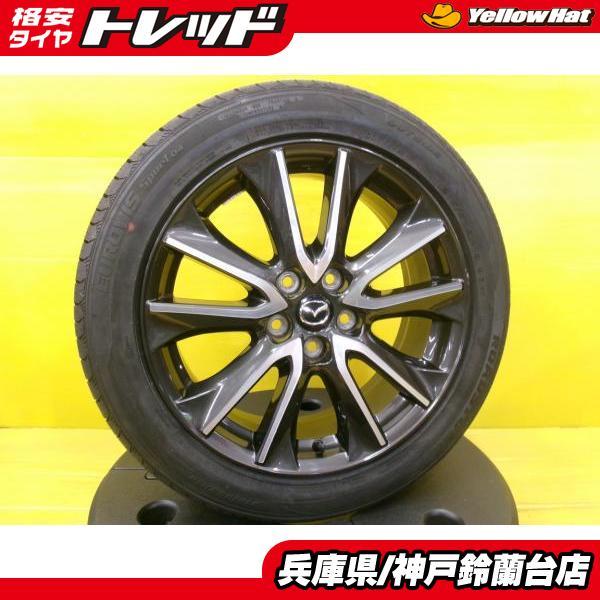 215/50R18 CX-3 中古 マツダ CX-3純正 17インチ 7.0J +50 5H114.3 新品 ロードストーン EUROVIS SPORT04 個人宅OK DK5AW DK5FW ...