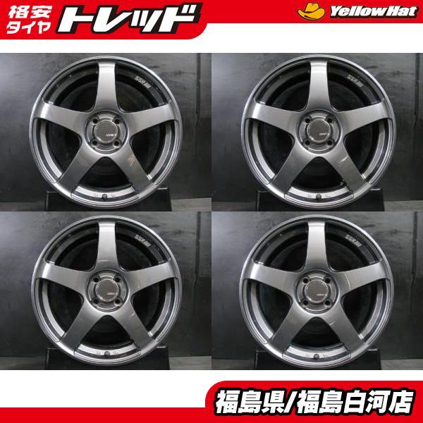超美品 中古アルミ 4本 SSR GTV01 7.0J-17 4H 100 +42 グラファイトガンメタル アクア ヤリス フィット ライズ ノート タンク 白河 : タイヤショップトレッド ...