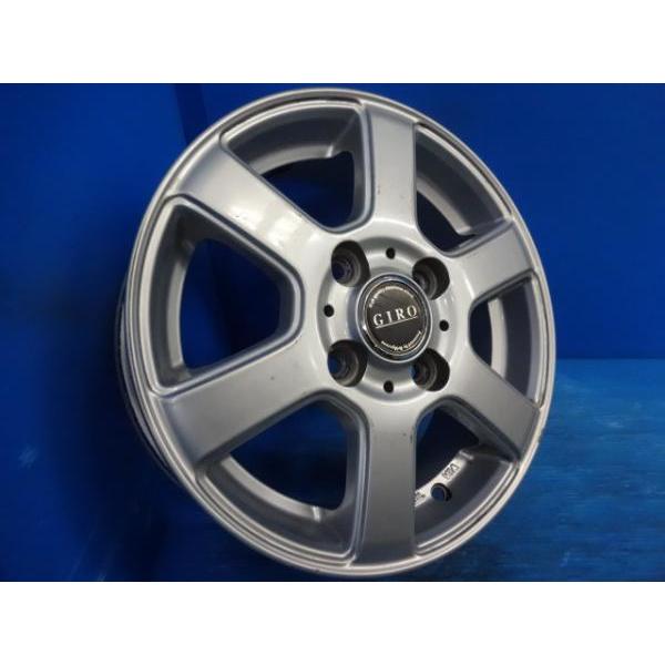 送料無料 中古アルミホイール 4本 ブリヂストン GIROジーロ YT6 13-4.5J IS45 4H PCD 100 スタッドレス用 車検用 間に合わせ用 軽自動車 : タイヤショップ ...