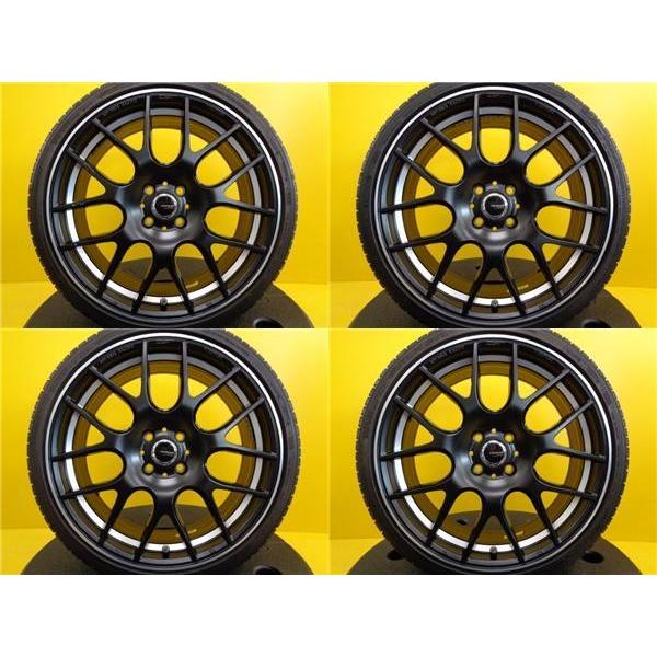 FALKEN（タイヤ） 中古 タイヤホイール 4本セット Advanti N765 18インチ 4H-100 + ファルケン FK510 ...