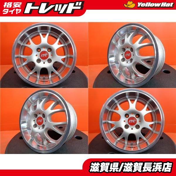 深リム 中古ホイール 4本 RAYS SEBRING ITC SPORT MESH 15インチ 6.5J +38 4H-100 レイズ カップホイール : e063-00053655 ...