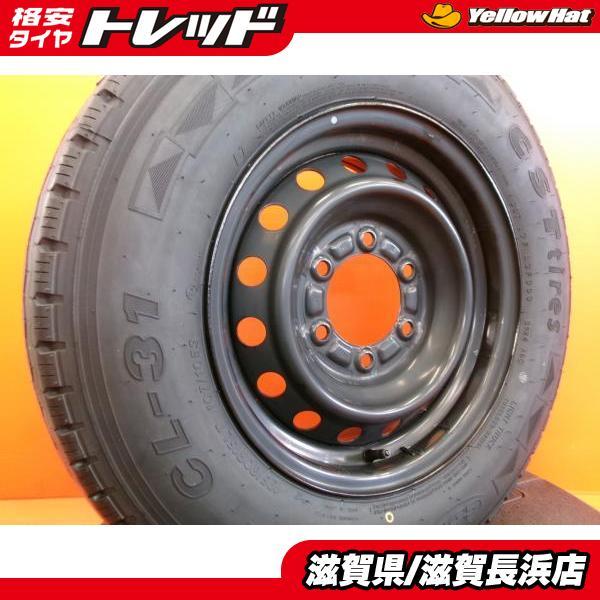中古 ハイエース純正スチール 15インチ 新品 CST CL31 195/80R15 LT 107/105S 2024年製 4本セット サマー ...