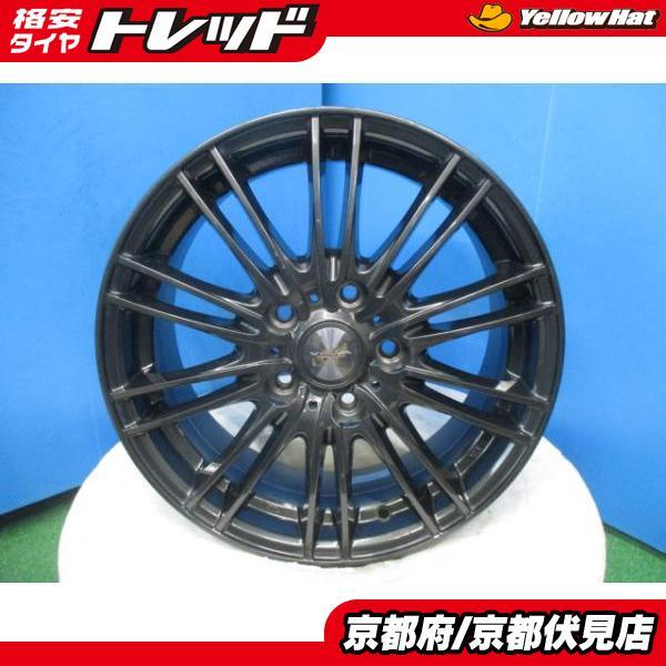 4本 Weds VELVA AGUDO 16インチ 6.5J +53 5H 114.3 アルミホイール クラウン カムリ アクセラ などに ...