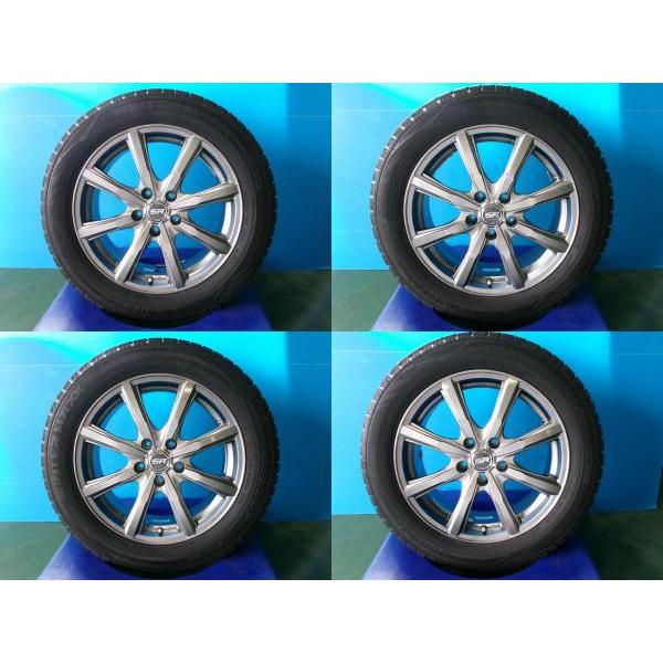 DUNLOP 4本セット SR 1770+38 5H114.3 ダンロップ ウインターマックス02 215/55R17 94Q クラウン ...