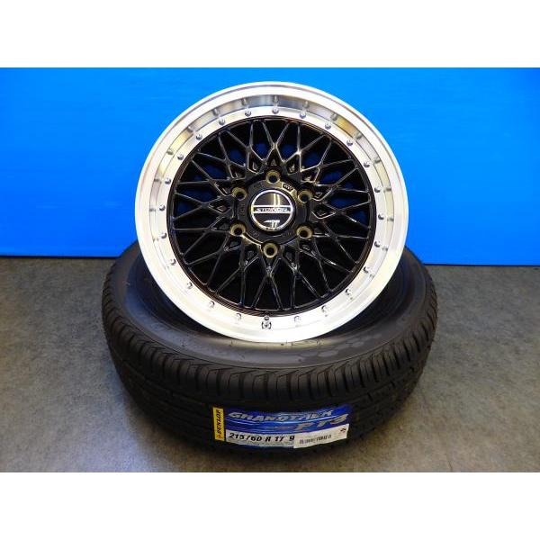 【PCD139.7/6H】共豊 AME STEINER FTX【17インチ 6.5J+38】DUNLOP GRANDTREK PT3【215/60R17 96H】200系ハイエース レジアス ...