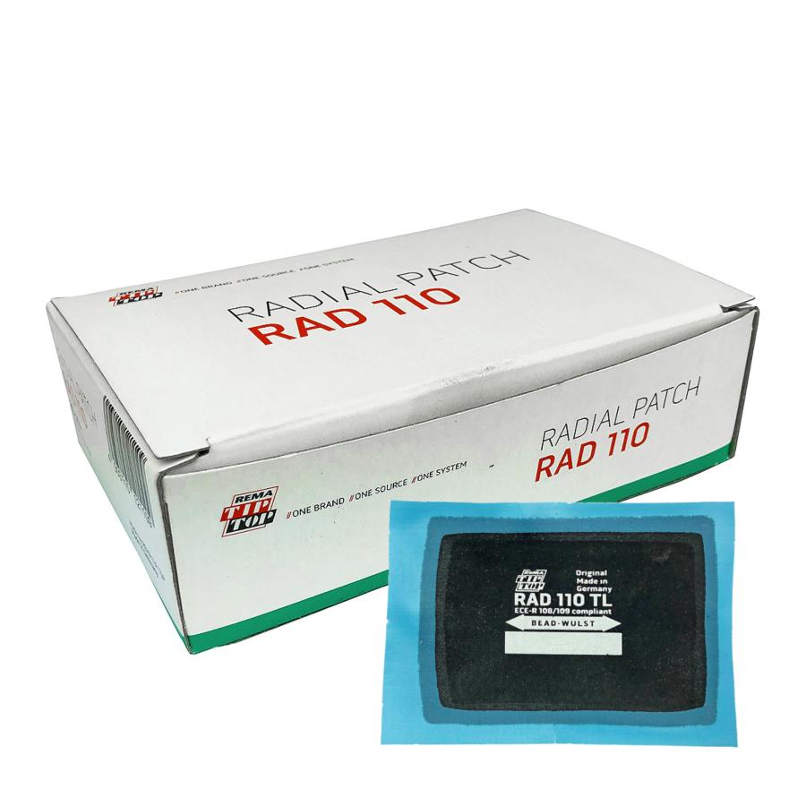 REMA TIPTOP 【TIP TOP】RAD-110TL ラジアルパッチ 55×75mm 20枚入 : 工具のうえむら - 通販 ...