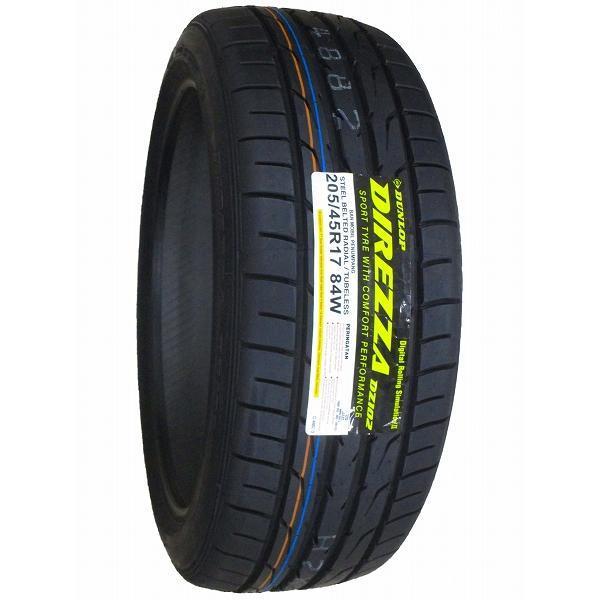 4本セット 205/45R17 2024年製造 新品サマータイヤ DUNLOP DIREZZA DZ102 送料無料 ダンロップ ディレッツァ 205/45/17 : dl-dz102-205 ...
