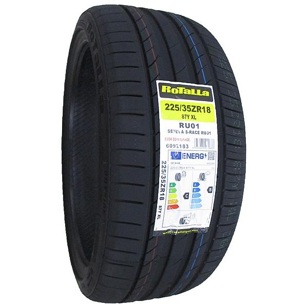 ロターラ 225/35R18 2025年製造 新品サマータイヤ RoTaLLa SETULA S-RACE RU01 送料無料 225/35 ...