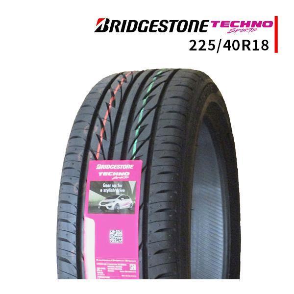 BRIDGESTONE（ブリヂストン） 【並行輸入品】225/40R18 2025年製造 新品サマータイヤ BRIDGESTONE TECHNO SPORTS 225/40/18 : タイヤ ...
