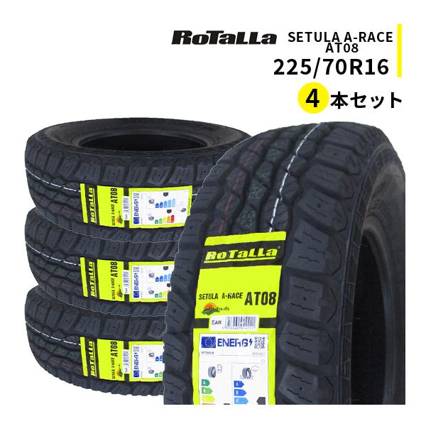 ロターラ 225/70R16 4本セット 2025年製造 新品サマータイヤ RoTaLLa SETULA A-RACE AT08 225/70 ...