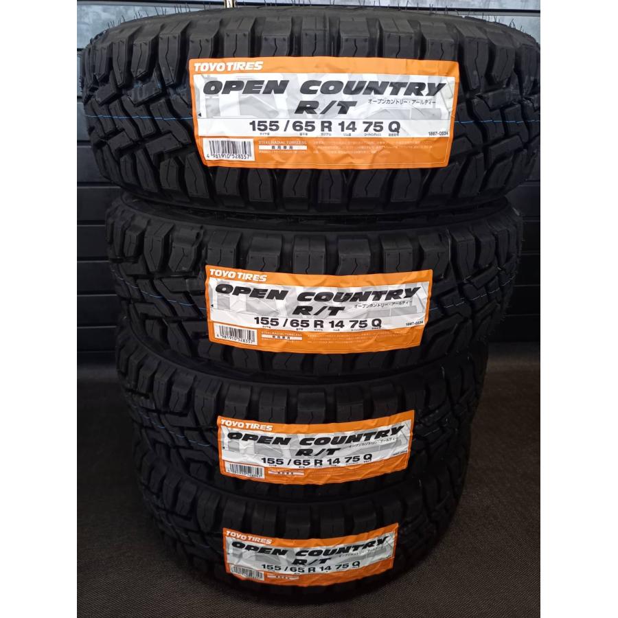 2025年製 TOYO OPEN COUNTRY R/T 155/65R14 4本価格 : tire.com - 通販 - Yahoo!ショッピング