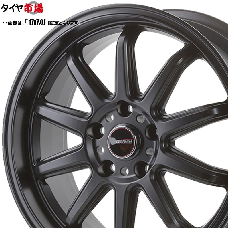 5ZIGEN 4本セット ゴジゲン FIREBALL RR ファイヤーボール ダブルアール 17インチ リム幅7.0J インセット+45 5穴 PCD100 マットブラック : タイヤ市場 ...