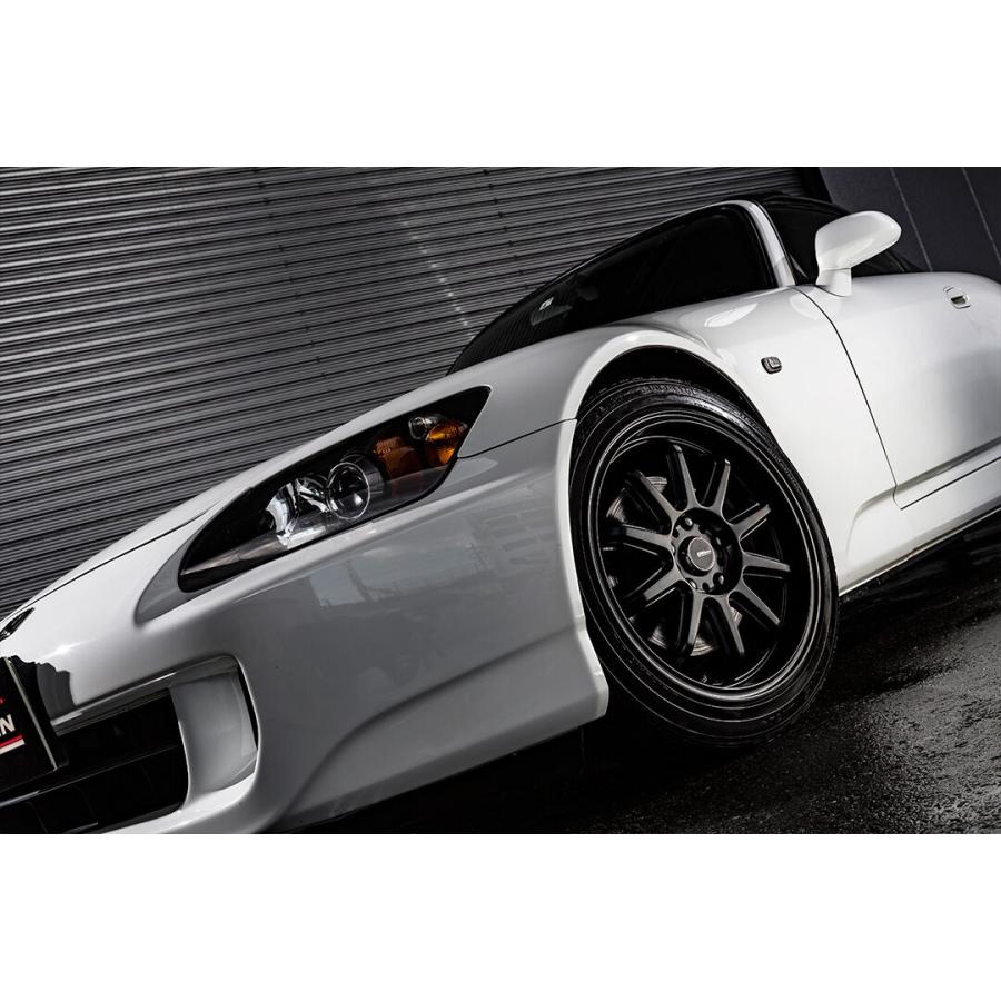 5ZIGEN ゴジゲン FIREBALL RR ファイヤーボール ダブルアール 17インチ リム幅9.0J インセット+15 5穴 PCD114.3 ブラックポリッシュ ホイール1本のみ ...