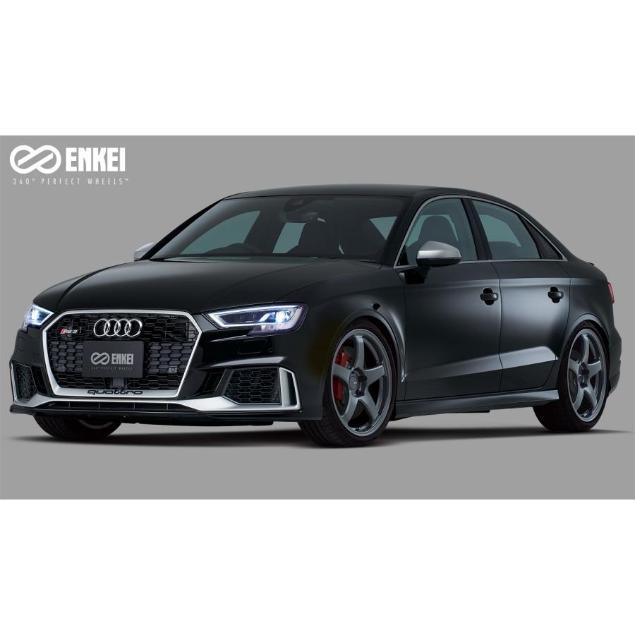 ENKEI 4本セット エンケイ PerformanceLine PF05 パフォーマンスライン 18インチ リム幅7.5J インセット+48 5穴 P.C.D114.3 DS（ダークシルバー ...