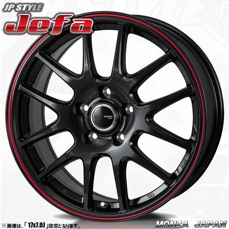 MONZA JAPAN 4本セット モンツァ JP STYLE Jefa ジェイピースタイルジェファ 17インチ リム幅7.0J インセット+38 5穴 PCD114.3 パールブラック ...
