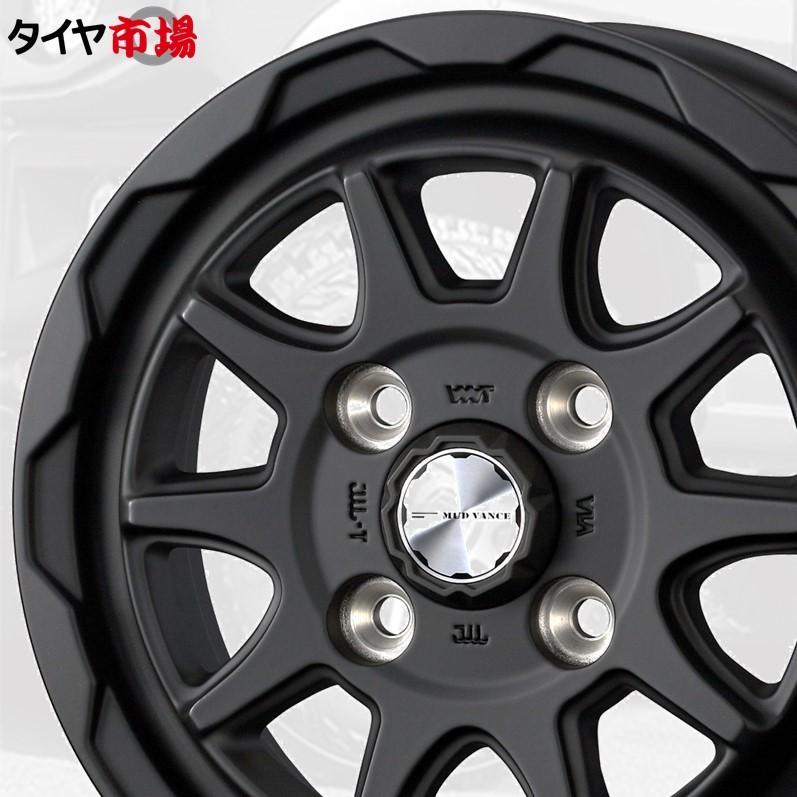 WEDS ホイール4本セット Weds ウェッズ MUD VANCE 06 マッドヴァンス 12インチ リム幅4.0J インセット+40 4穴 PCD100 フルマットブラック : タイヤ市場 ...
