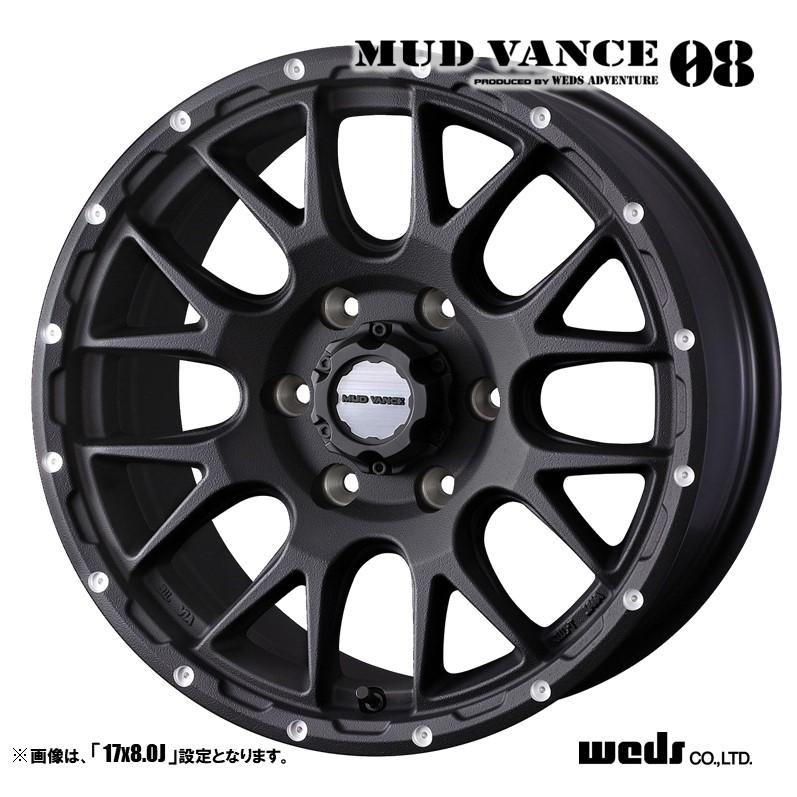 WEDS Weds ウェッズ MUD VANCE 08 マッドヴァンス 15インチ リム幅6.0J インセット+33 6穴 PCD139.7 フリントブラック ホイールのみ1本 : タイヤ市場 ...