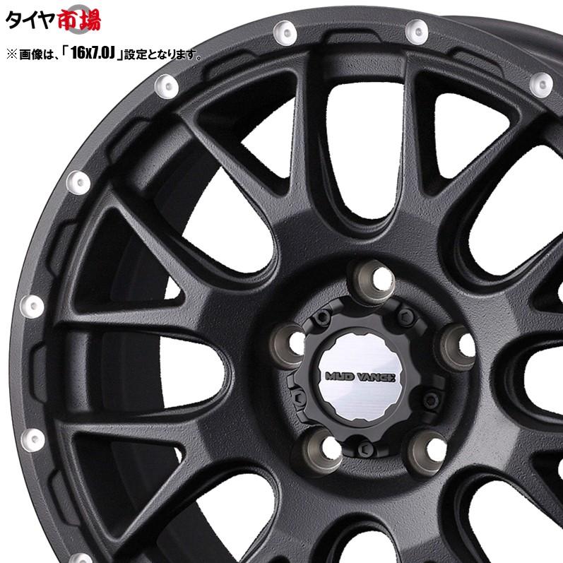 WEDS Weds ウェッズ MUD VANCE 08 マッドヴァンス 16インチ リム幅7.0J インセット+35 5穴 PCD114.3 フリントブラック ホイール1本のみ : タイヤ市場 ...