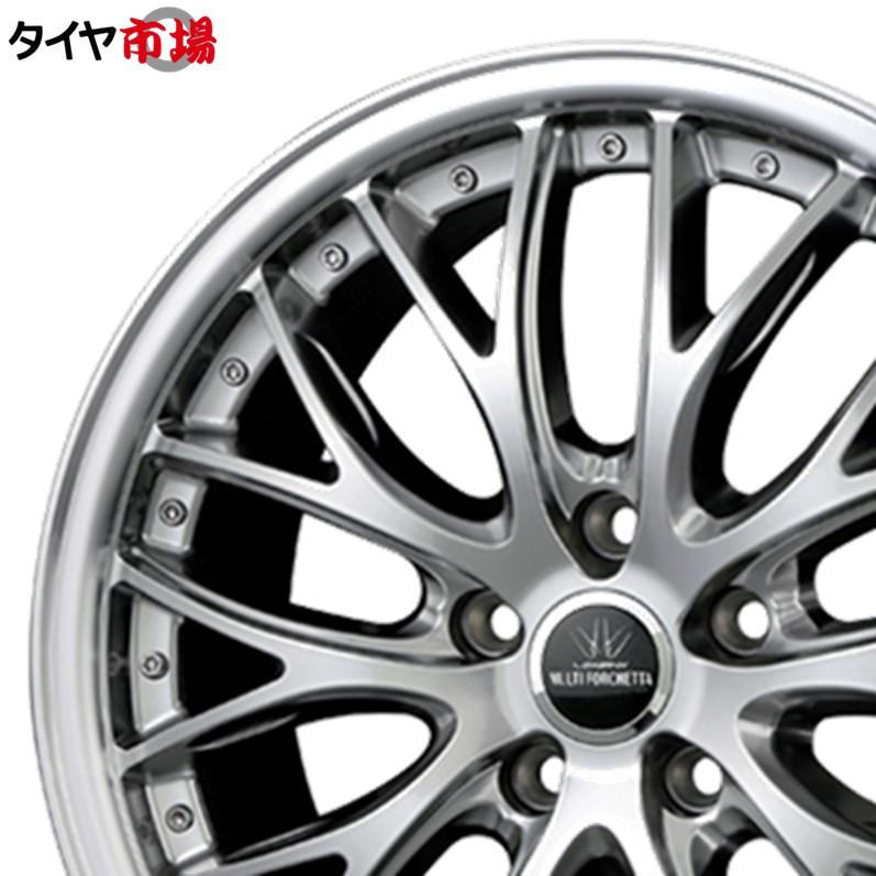 ロクサーニ 4本セット BADX バドックス MULTIFORCHETTA MS3 マルチフォルケッタ 18インチ リム幅7.5J インセット+48 5穴 P.C.D114.3 ハイパー ...