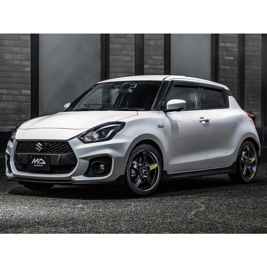 マルカサービス ホイール4本セット M.I.D RMP RACING R50 TypeS 18インチ リム幅8.0J インセット+45 5穴 PCD100 セミグロスブラック : タイヤ市場 ...