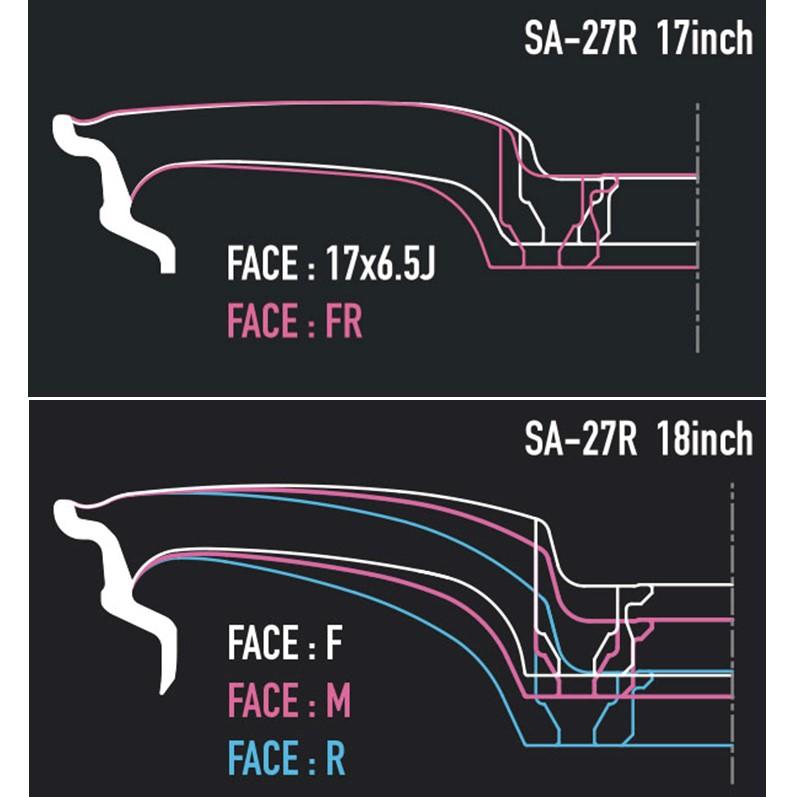 Weds ウェッズ WedsSport ウェッズスポーツ SA-27R 15インチ リム幅5.0J インセット+45 4穴 PCD100 ウォースブラッククリアー 送料無料 ホイールのみ1本 ...