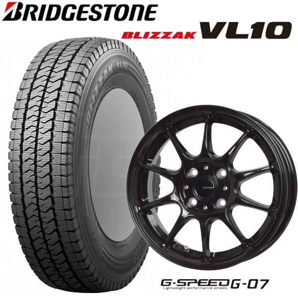 ブリザック 145/80R13 88/86N 軽トラック・軽バン用 BLIZZAK VL10A/ブリザック VL10A 13X4.00B 4穴 ...