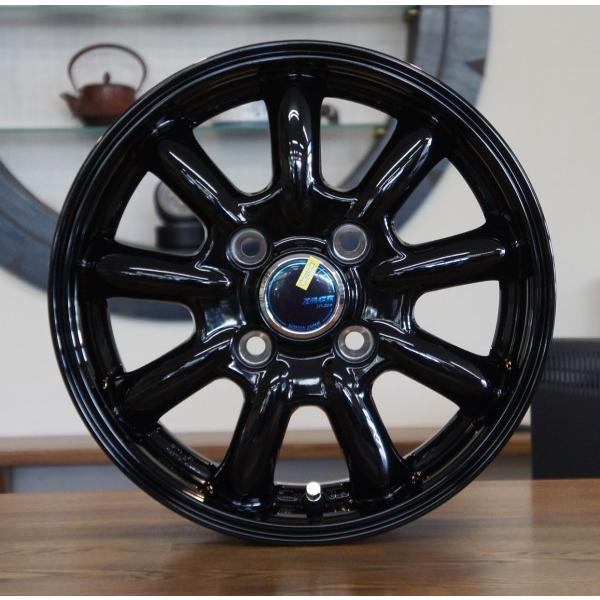 ヨコハマタイヤ 145R12 6PR 軽トラック・バン用 YOKOHAMA JOB RY52 12X4.00B 4穴 PCD：100 ZACK JP-209/ザック JP-209 : タイヤ ...