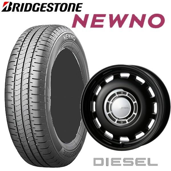 BRIDGESTONE 155/65R14 BRIDGESTONE NEWNO/ブリヂストン ニューノ 14x4.5J 4/100 X BLOOD DIESEL/ディーゼル : タイヤマート ...