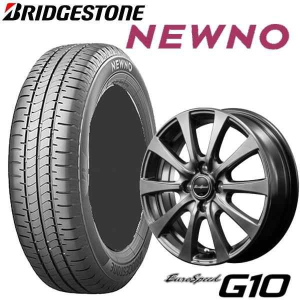 BRIDGESTONE 155/65R14 BRIDGESTONE NEWNO/ブリヂストン ニューノ 14x4.5J 4/100 EUROSPEED G10/ユーロスピードG10 : タイヤ ...