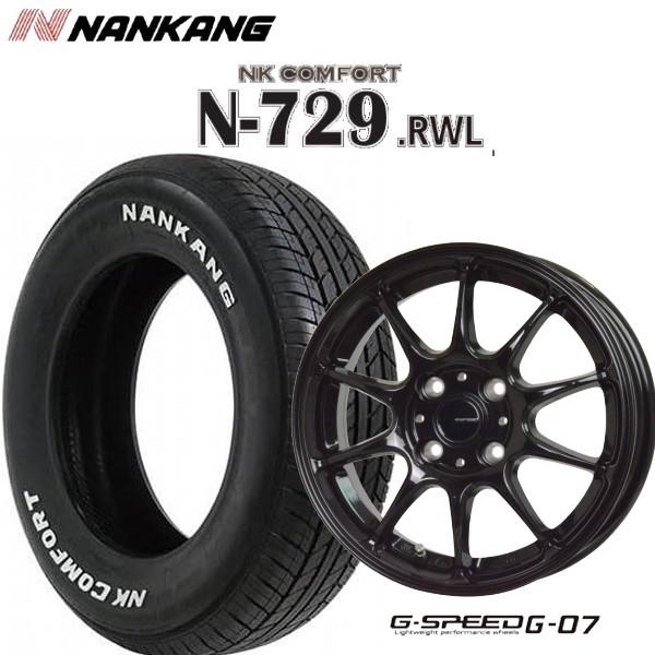 HOT STUFF（ホットスタッフ） 165/70R13 軽トラ提案 ホワイトレター NANKANG/ナンカン N729 RWL/エヌ729 ...