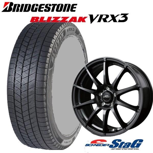 BRIDGESTONE 235/60R18 クラウンスポーツ BLIZZAK VRX3 SCHNEIDER StaG/シュナイダ スタッグ 18X7.0J 5/114.3 : タイヤマート24 ...